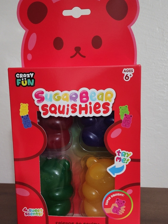 Crazy Fun | Toys | Crazy Fun Sugar Bear Squishies Kids Toy Red Green ...